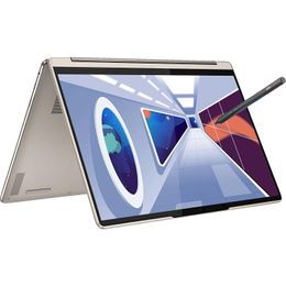 Lenovo Yoga 9i (8. Generation), Premium Convertible Notebook, mit 14 Zoll Display Touchscreen, Intel® Core™ i7 i7-1360P (Evo) Prozessor, 16 GB RAM, 1 TB SSD, Iris® Xe, Oatmeal/Champagnersilber, Windows 11 Home (64 Bit)