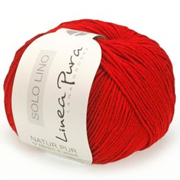 Linea Pura Solo Lino von Lana Grossa, Rot, aus Viskose