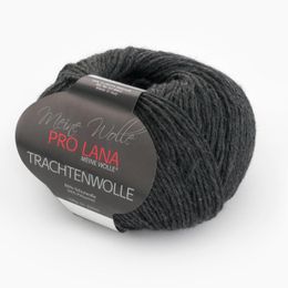 Trachtenwolle von Pro Lana, Graphit meliert, aus Schurwolle