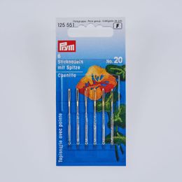 Prym Sticknadeln, Mit Spitze, f&uuml;r Sticktwist und Perlgarn