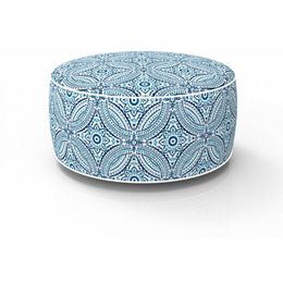 Primaster - Sitzpouf 53x23 cm Pouf Bodenkissen Hocker Innen/Außen Sitzhocker