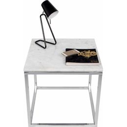 TemaHome Beistelltisch Praise, unterschiedliche Farben der Tischplatte und des Gestells, Breite 50 cm, schwarz|weiß