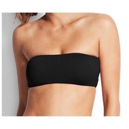 Seafolly - Women's Sea Dive Tube Top - Bikini-Top Gr 8 schwarz