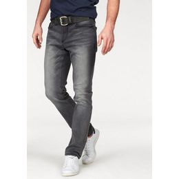 Bruno Banani Straight-Jeans Hutch, grau