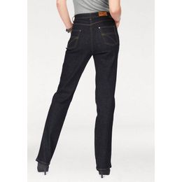 Arizona Gerade Jeans Annett High Waist, schwarz