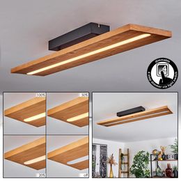 hofstein Adak Deckenleuchte LED Schwarz, 1-flammig