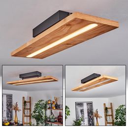 hofstein Adak Deckenleuchte LED Schwarz, 1-flammig