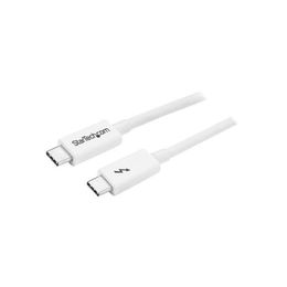 StarTech.com Thunderbolt 3 (20Gbps) USB C Cable - White - 2m