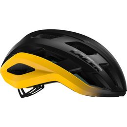 Lazer Rennrad/Gravel-Helm Strada KinetiCore, Black Maple Yellow