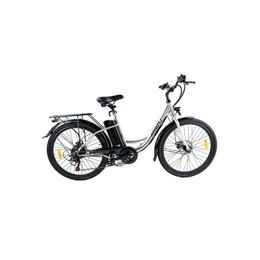 Myatu E-Bike Citybike Tiefeinstieg 26 Zoll Damen 360Wh 10 Ah