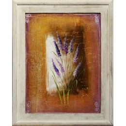 JVmoebel Ölbild Lavendel Ölgemälde Bild Bilder Gemälde Ölbilder Ölbild Rahmen Sofort