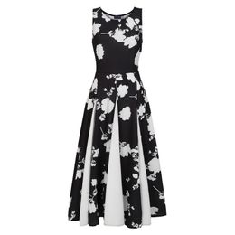 HotSquash Kleid Damen Gr&ouml;&szlig;e 44 schwarz / wei&szlig; Sommerkleid