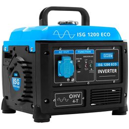 Güde Güde Stromerzeuger ISG 1200 ECO, 1,5 in kW, inkl. 230 V Steckdose und Ladekabel, blau