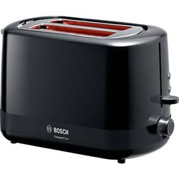 Bosch Haushalt TAT3A113 Toaster mit Brötchenaufsatz Schwarz