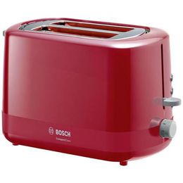 Bosch Haushalt TAT3A114 Toaster mit Brötchenaufsatz Rot