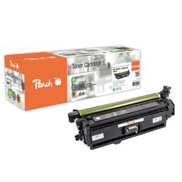 Peach HP 504 AC Toner cy ersetzt HP No. 504A C, CE251A f&uuml;r z.B. HP Color LaserJet CM 3500, HP Color LaserJet CM 3530 FS MFP (wiederaufbereitet)