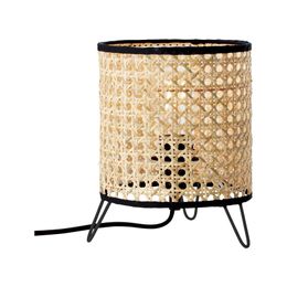 Brilliant Lampe Wiley Tischleuchte rattan 1x A60, E27, 60W, geeignet f&uuml;r Normallampen (nicht enthalten) Mit Schnurzwischenschalter