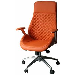 LÜLLMANN Bürodrehstuhl Designer Drehstuhl Chefsessel GT Orange Racer Car Seat 212604 - orange