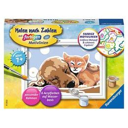 Ravensburger Malen-nach-Zahlen Tierliebe mehrfarbig