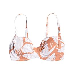 Roxy Bikini-Oberteil "Printed Beach Classics" in Orange - XS