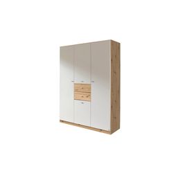 Kleiderschrank Landsberg - weiß - 136 cm - 197 cm - 54 cm - Sconto