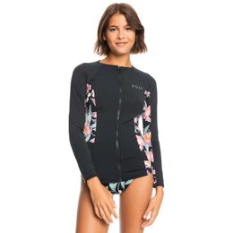 Roxy Rash Guard »Zip Through« Anthracite Paradise Found S S S Material: Weicher,...