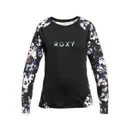 Roxy Trainingsshirt &raquo;Save The Day&laquo; Black Black Flowers XS XS Passform: klassischer, komfortabler Regular Fit...