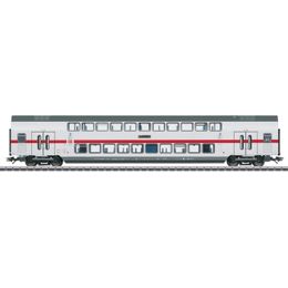 Märklin Märklin Personenwagen IC2 Doppelstock-Mittelwagen DBpza 682.2, 2. Klasse - 43490, Spur H0, Made in Europe, grau|rot|weiß