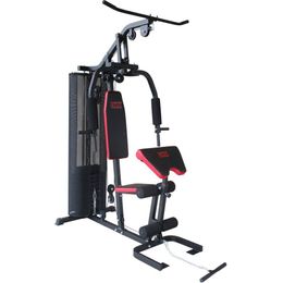 Motive Fitness by U.N.O. Kraftstation Multi-Gym Smart, 10 Gewichtsblöcke, rot|schwarz