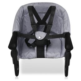 Swanew - Tischsitz Faltbar Babysitz Reise Baby Sitzerhöhung Hochstuhl Sicherheitsgurt Tischstuhl