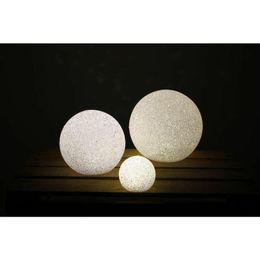 BURI 24x Leuchtkugel led Weiß Dekoration Licht Innenbereich Beleuchtung Tisch Garten