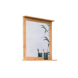 EISL® EISL Badspiegel Bambus, Badezimmer Spiegel mit Ablage