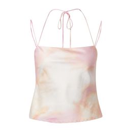 LENI KLUM x ABOUT YOU Top 'Mira' Damen Größe M beige / ecru / rosé