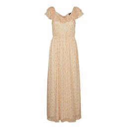 Véro Moda VERO MODA Kleid 'SMILLA' Damen Größe 36 orange / rosé / hellpink / wollweiß Winterkleid