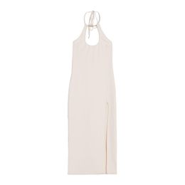 Bershka Kleid Damen Gr&ouml;&szlig;e 34 beige Winterkleid