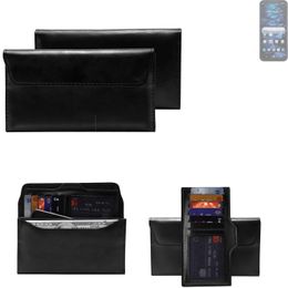 K-S-Trade Handyhülle für Kyocera Digno SX3, Handy Hülle Schutz Hülle Tasche Schutz Case Handytasche, schwarz