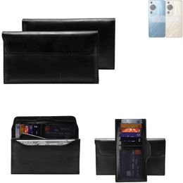 K-S-Trade Handyhülle für Huawei P60 Art, Handy Hülle Schutz Hülle Tasche Schutz Case Handytasche, schwarz