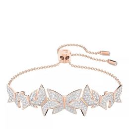 Swarovski Armband - Lilia Butterfly gold-tone plated - in weiß - Armband für Damen