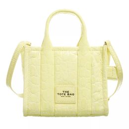 Marc Jacobs Satchel Bag - The Croc Embossed Micro Tote - in gelb - Satchel Bag für Damen