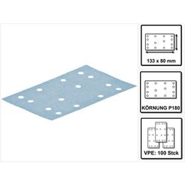 Granat Schleifstreifen stf 80x133 p 180 gr 100 ( 497122 ) - FESTOOL