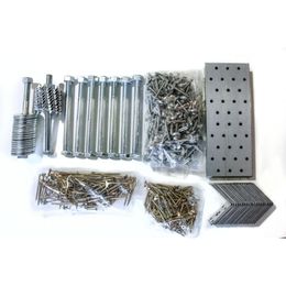 Karibu Beschlagbeutel Einzelcarport 'Eco 1' mit Montagematerial