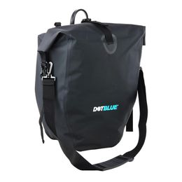 Blaupunkt Dot-Blue Gepäckträgertasche 25,4 l, Universale Tasche für den Gepäckträger mit Klicksysstem, wasserdicht