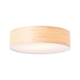 Brilliant Lampe, Romm Deckenleuchte 38cm holz hell/weiß, 2x A60, E27, 33W, Für LED-Leuchtmittel geeignet