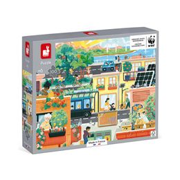 Janod-WWF® Puzzle GREEN CITY 100-teilig