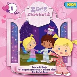 Zoés Zauberschrank - 1 - Eule mit Beule, Regenbogenrätsel , Schatz Ahoi!, Die Farbe Rosa - Zoes Zauberschrank (TV-Hörspiel), Zoes Zauberschrank (Hörbu