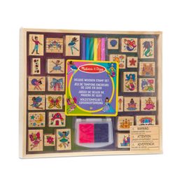 Melissa & Doug Stempel-Set DELUXE - MÄRCHEN aus Holz