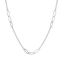 Celesta Silber Halskette 925/- Sterling Silber 45+4,5cm Glänzend