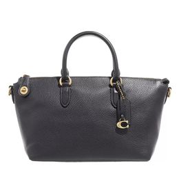 Coach Satchel Bag - Soft Pebble Leather Cara Satchel - in schwarz - Satchel Bag für Damen