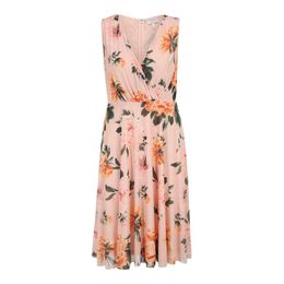 Apart Kleid Damen Gr&ouml;&szlig;e 40 gr&uuml;n / orange / altrosa Winterkleid