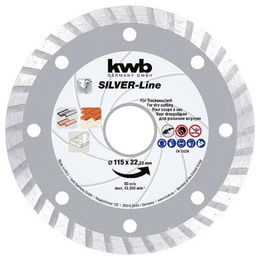 kwb Diamanttrennscheibe SILVER-Line Diamant-Trennscheibe für Steinzeug